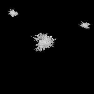 3d realistic snow model