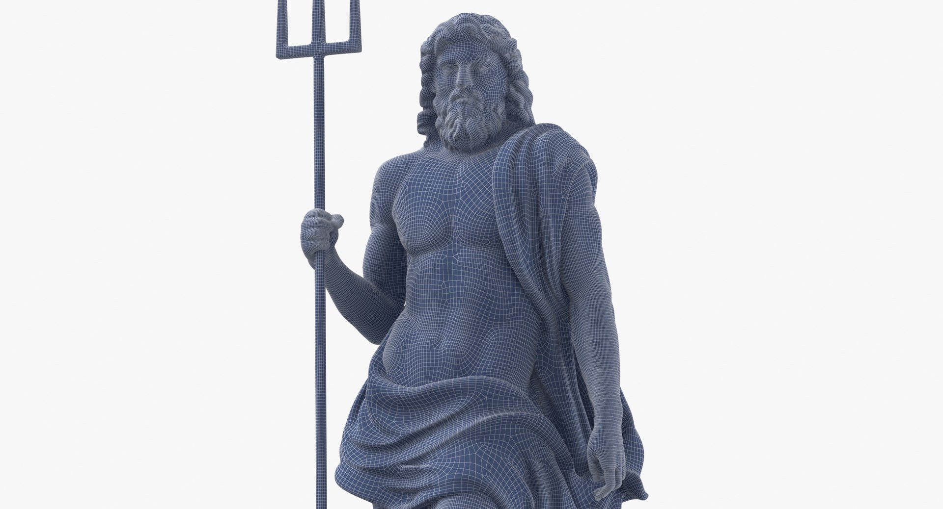 3D Roman Neptune Statue Model - TurboSquid 2188930
