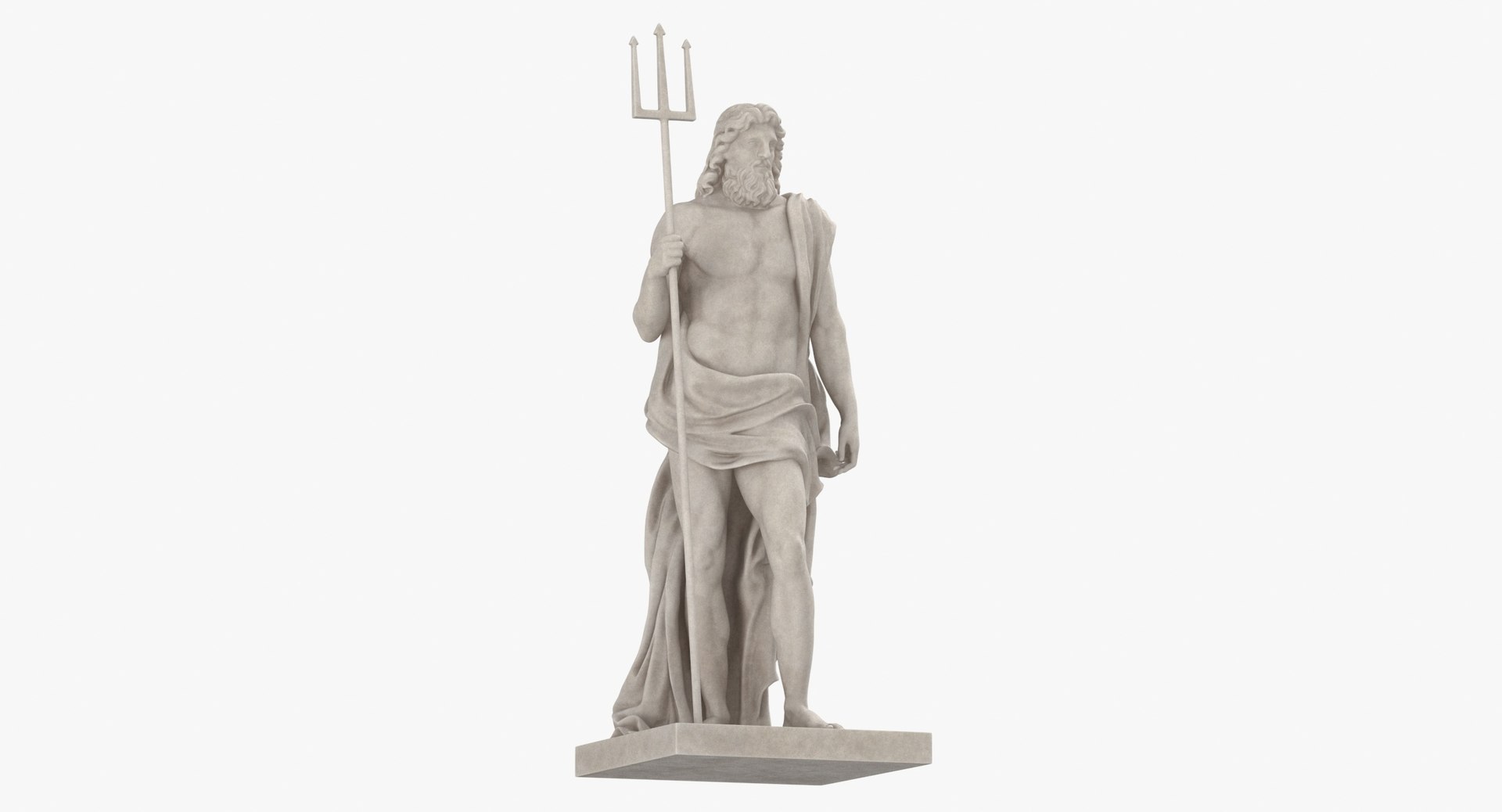 3D Roman Neptune Statue Model - TurboSquid 2188930