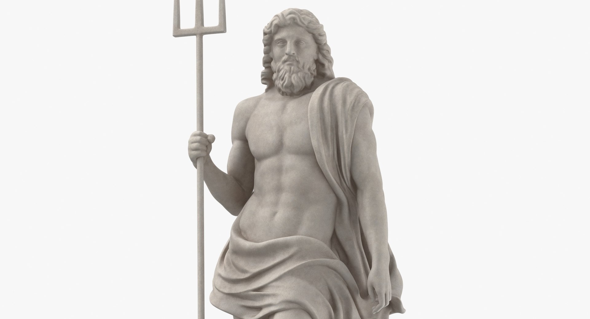 3D Roman Neptune Statue Model - TurboSquid 2188930