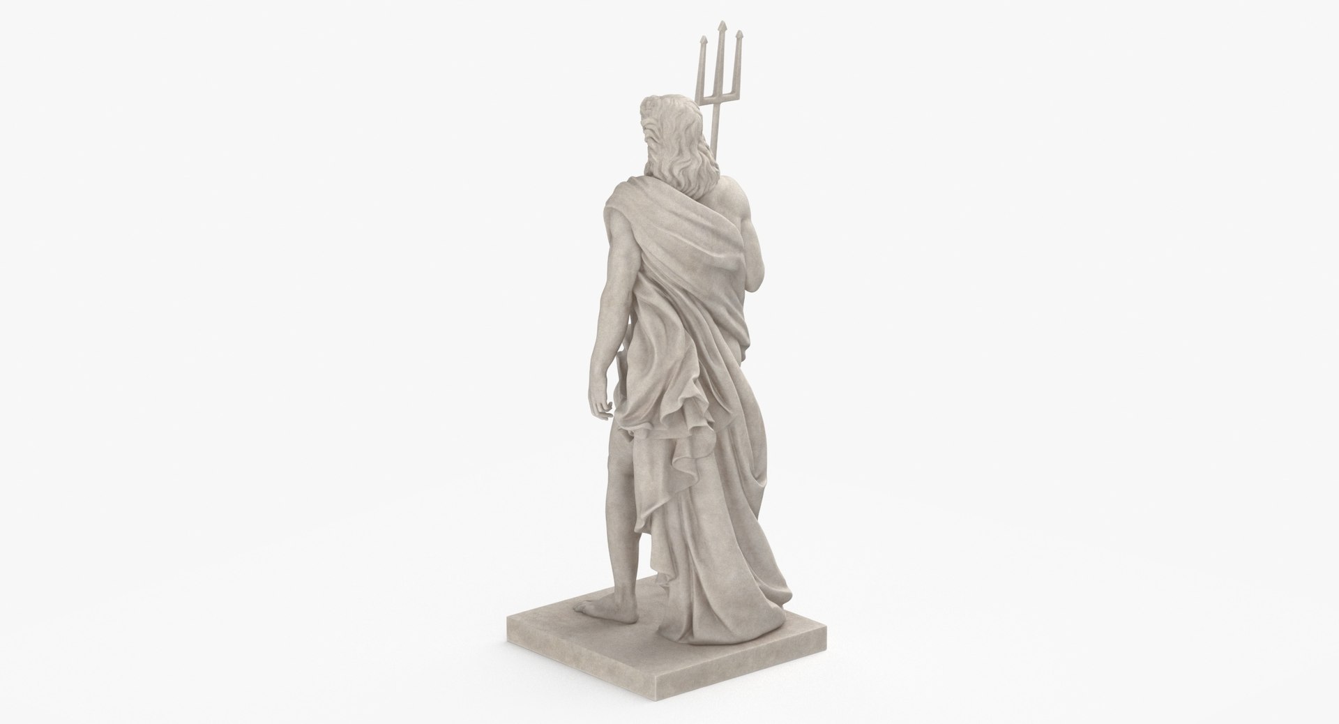 3D Roman Neptune Statue Model - TurboSquid 2188930