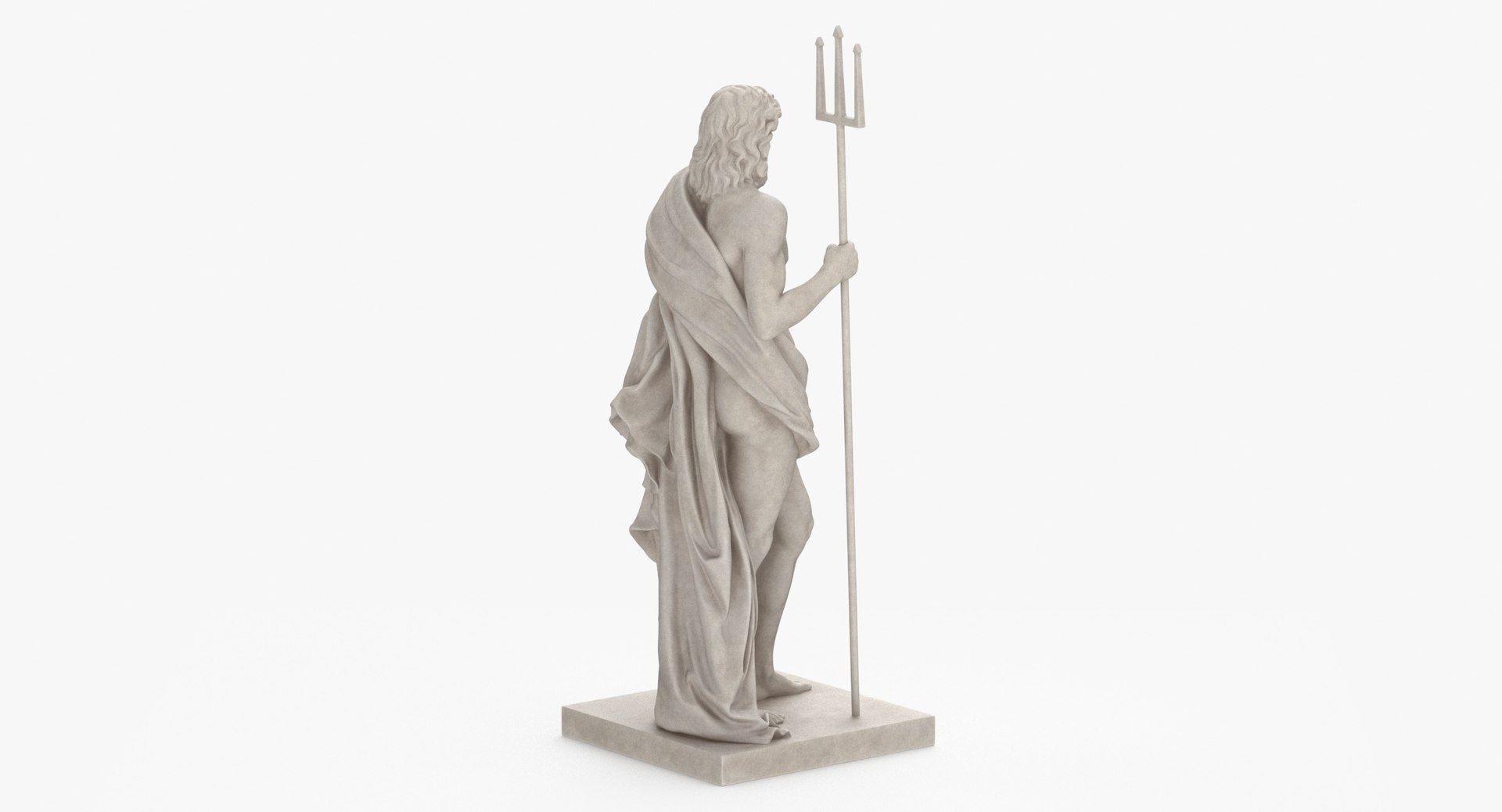 3D Roman Neptune Statue Model - TurboSquid 2188930