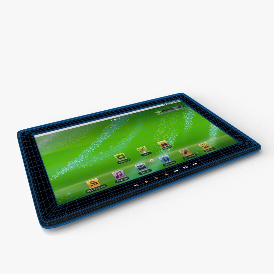 3d Model Tablet Pc Ziio