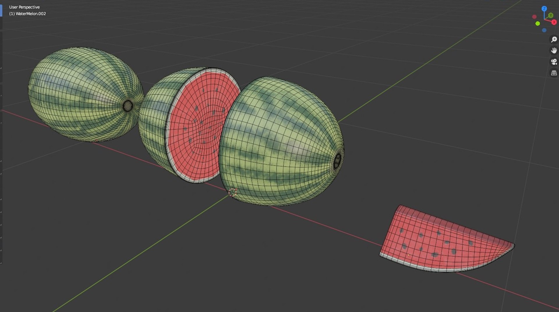 Watermelon Model - TurboSquid 1621732