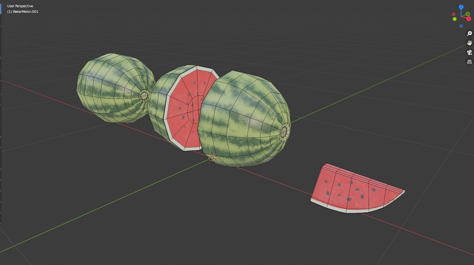 Watermelon Model - TurboSquid 1621732