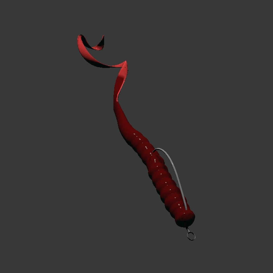 Plastic Worm 3d Model
