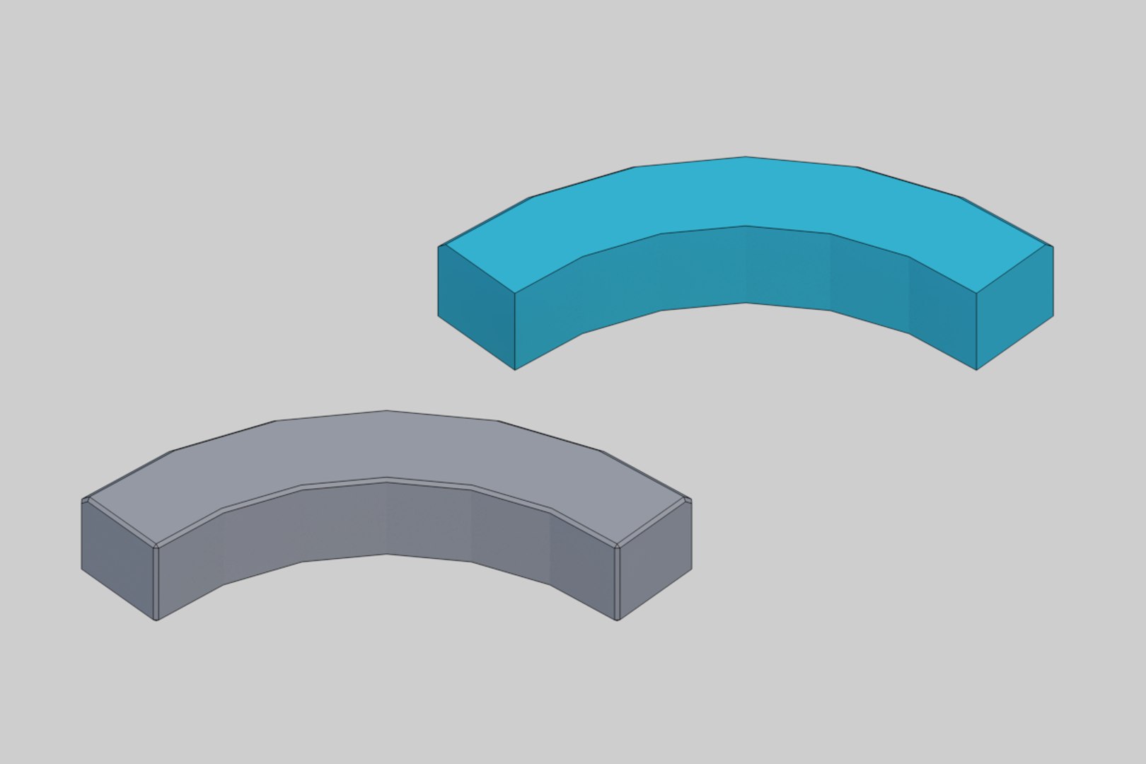Property Boundary Block-Planting Mass Block 3D Model - TurboSquid 2128119
