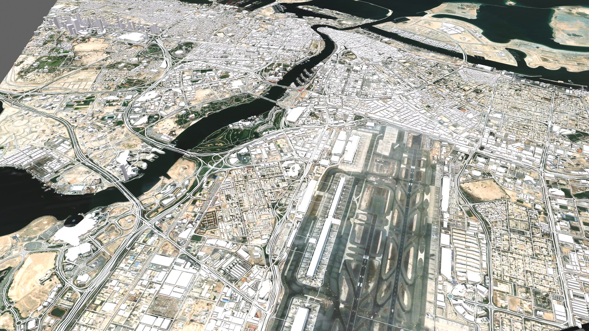 Cityscape Deira Dubai City 3D Model - TurboSquid 1706488