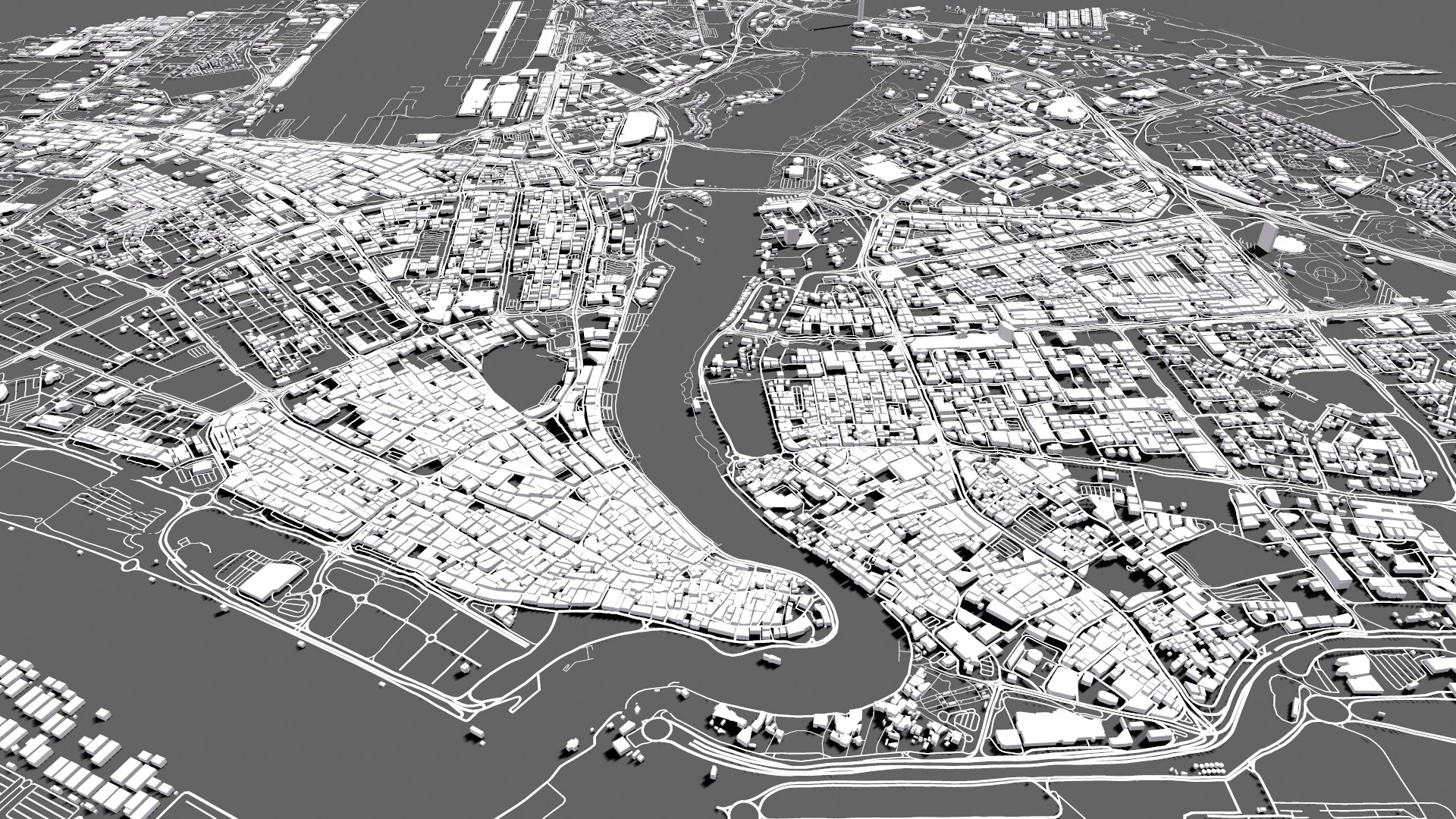 Cityscape Deira Dubai City 3D Model - TurboSquid 1706488