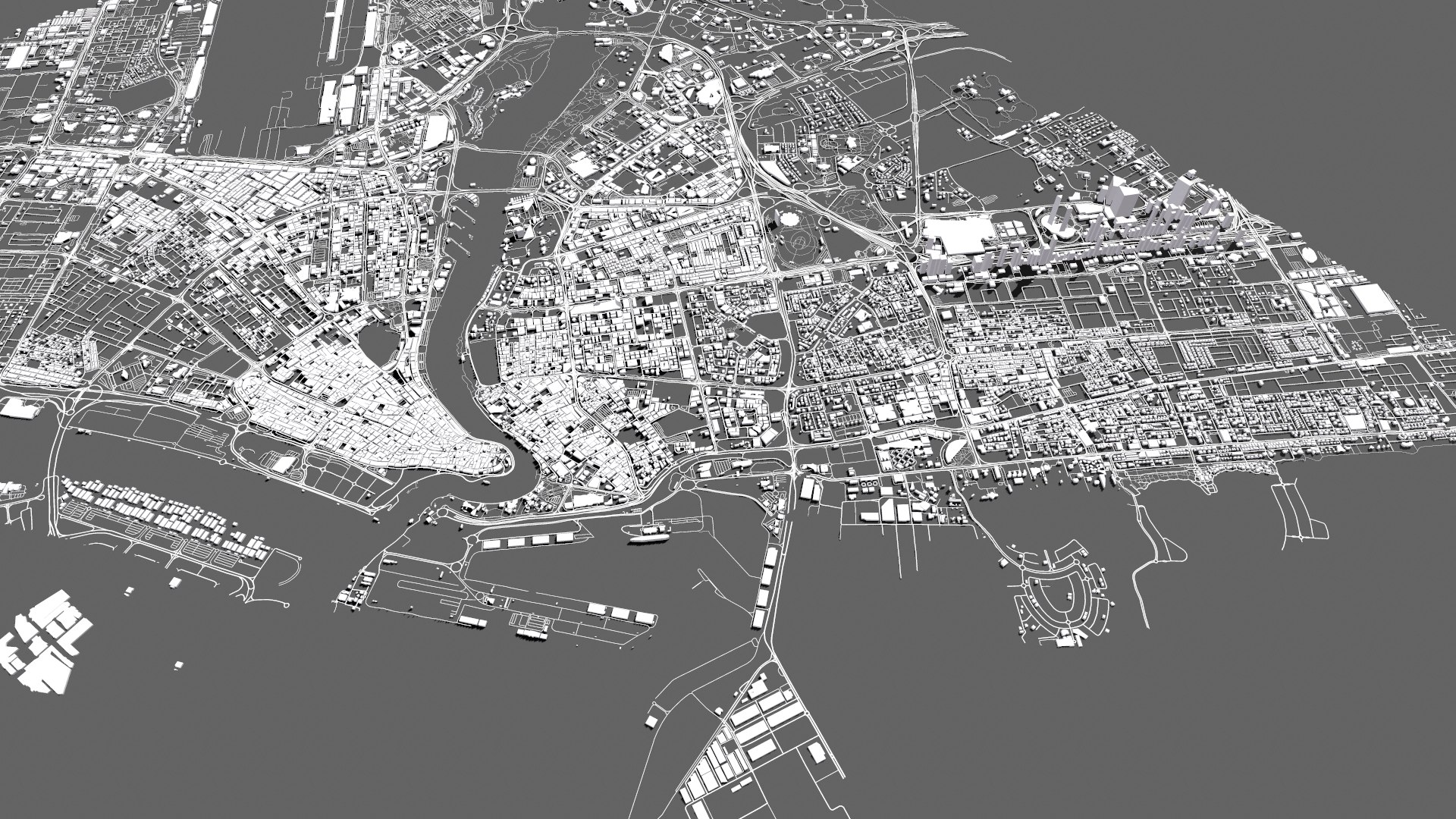 Cityscape Deira Dubai City 3D Model - TurboSquid 1706488