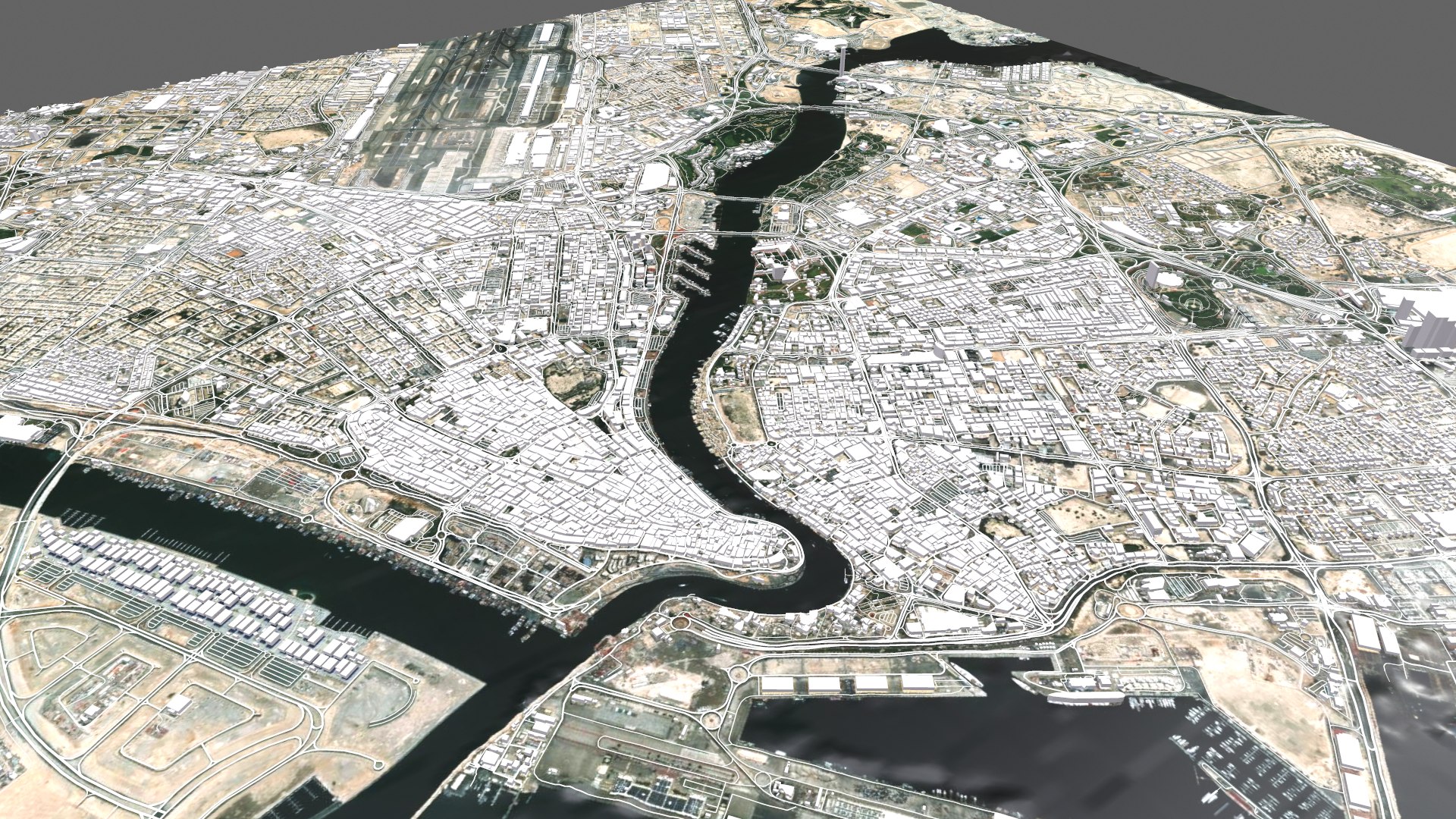 Cityscape Deira Dubai City 3D Model - TurboSquid 1706488