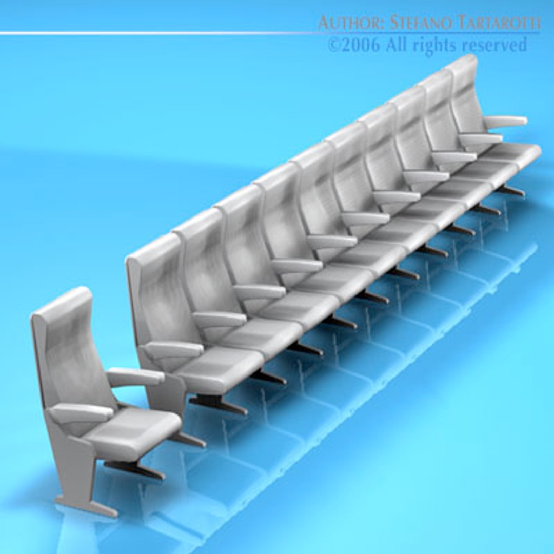 C4d Row Theatre Seat