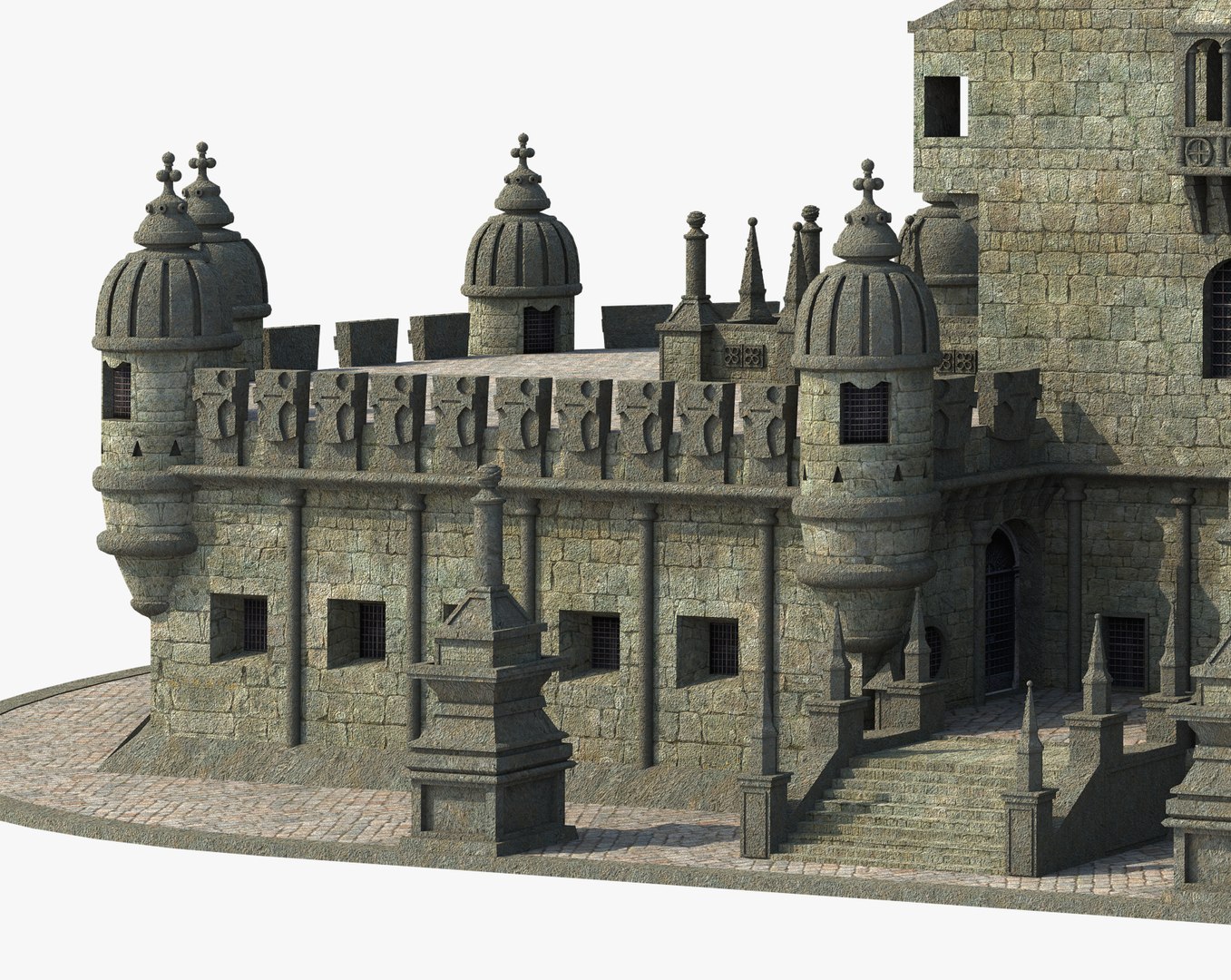 Tower Castle Gate 3D - TurboSquid 1765538
