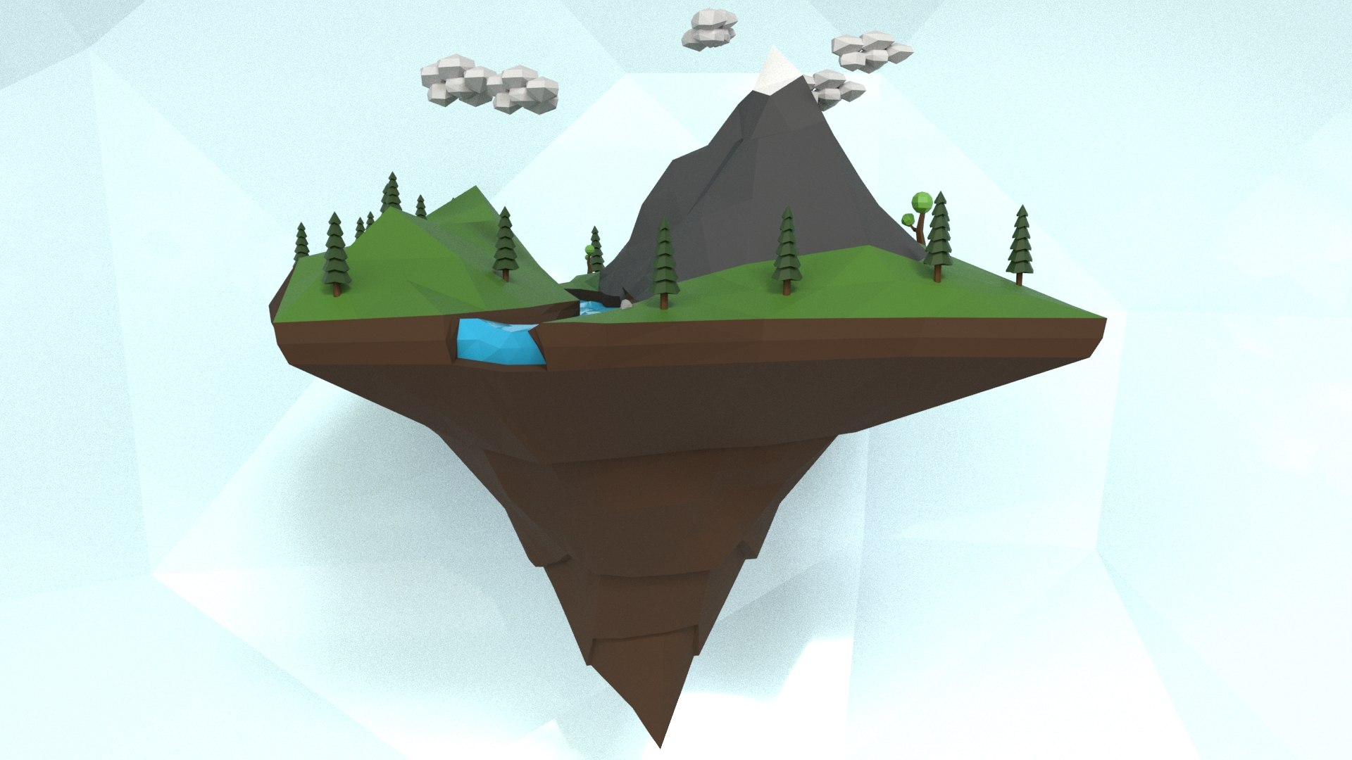 3D island scene - TurboSquid 1317915