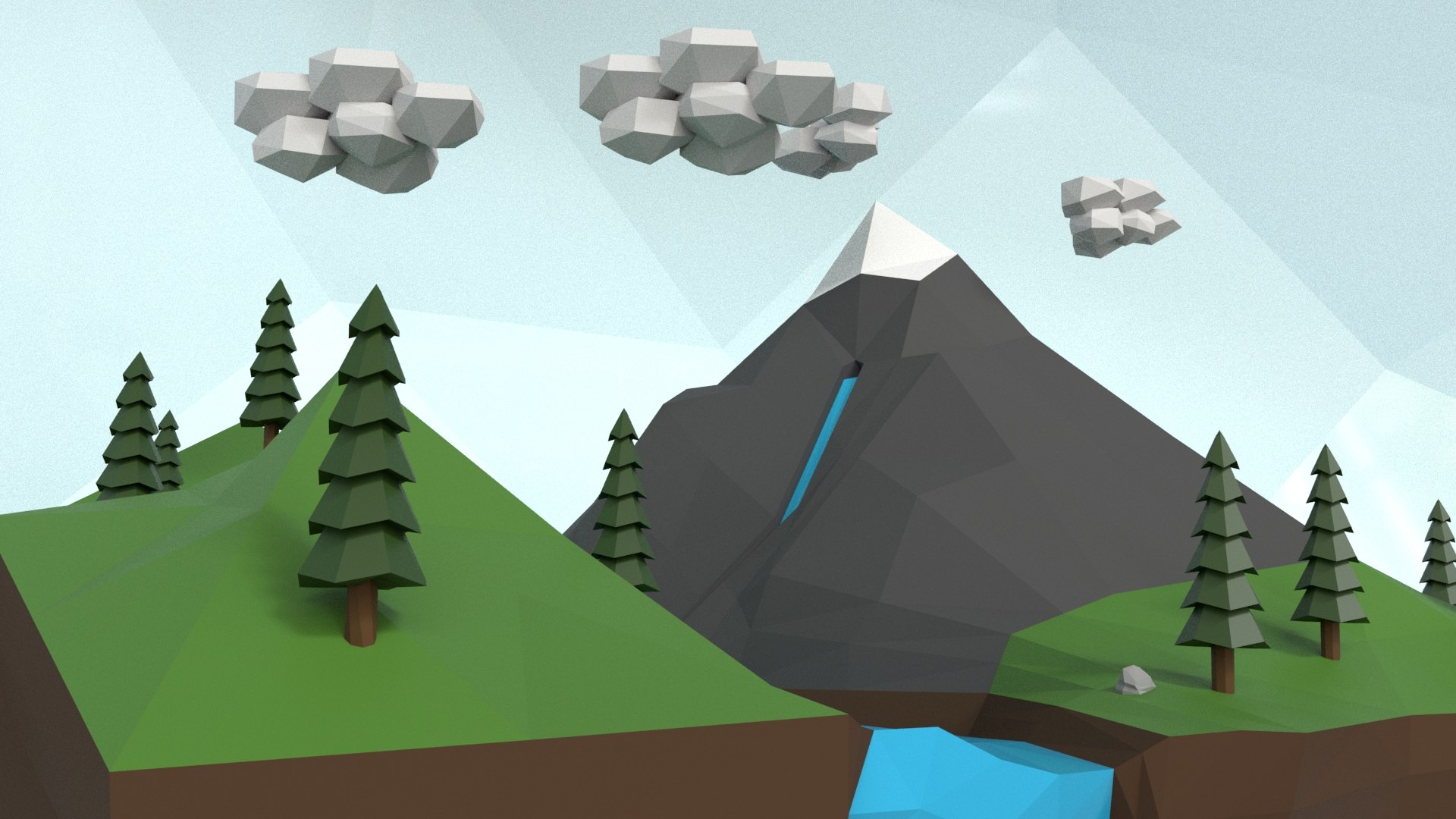 3D island scene - TurboSquid 1317915