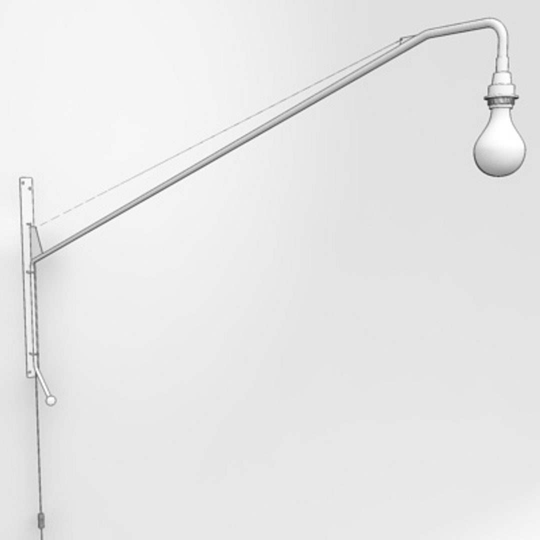 Prouvé Potence Lamp 3d Model