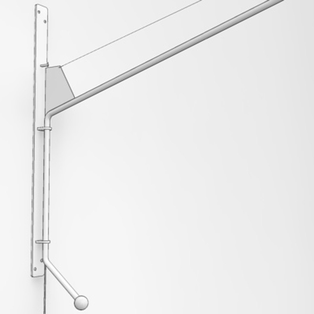 Prouvé Potence Lamp 3d Model