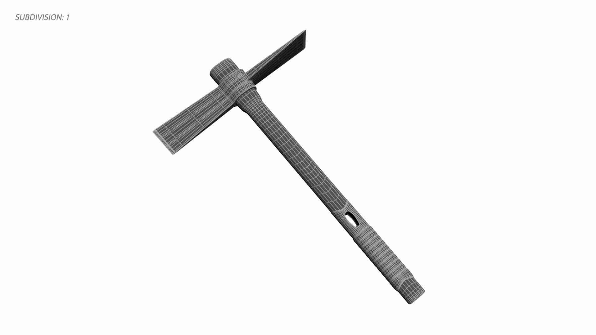 3D Cutter Mattock - TurboSquid 2084886
