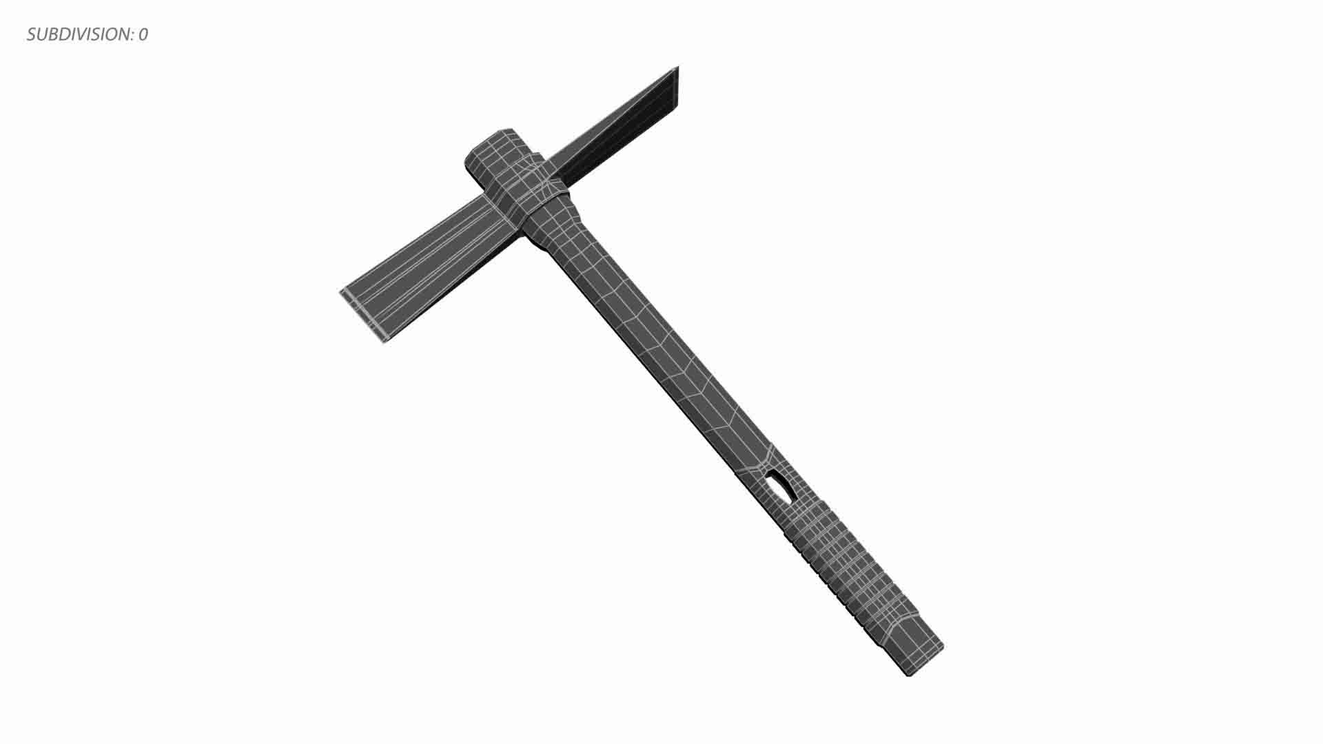 3D Cutter Mattock - TurboSquid 2084886