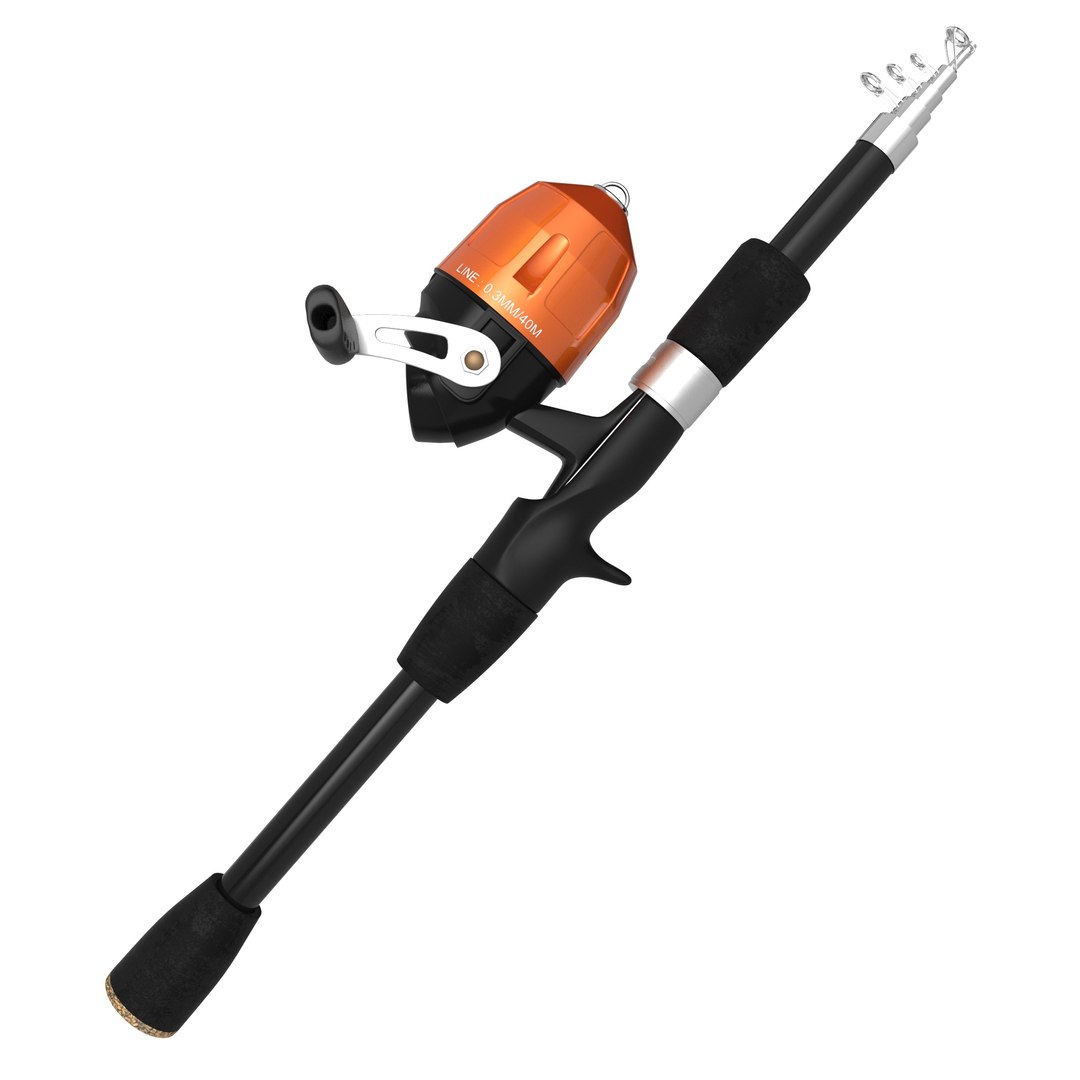 Fish Rod Model - TurboSquid 1688237