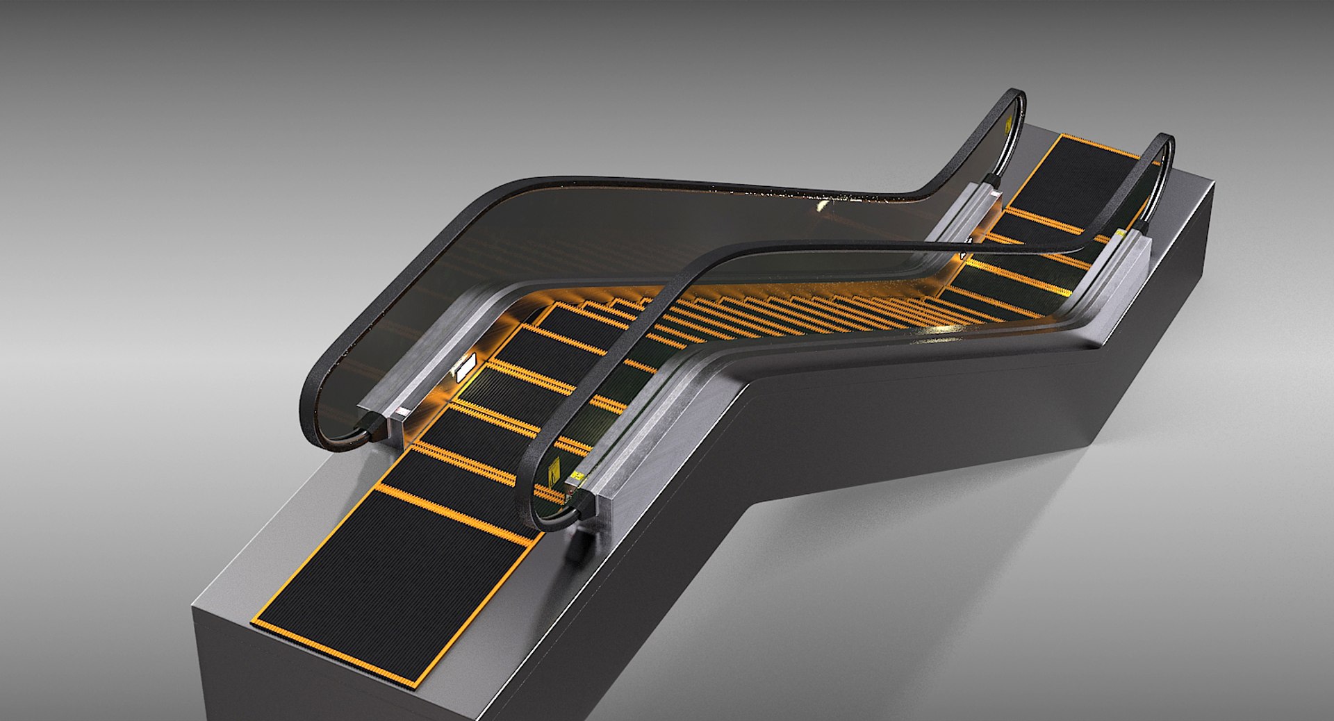 Escalator Element 3d Max