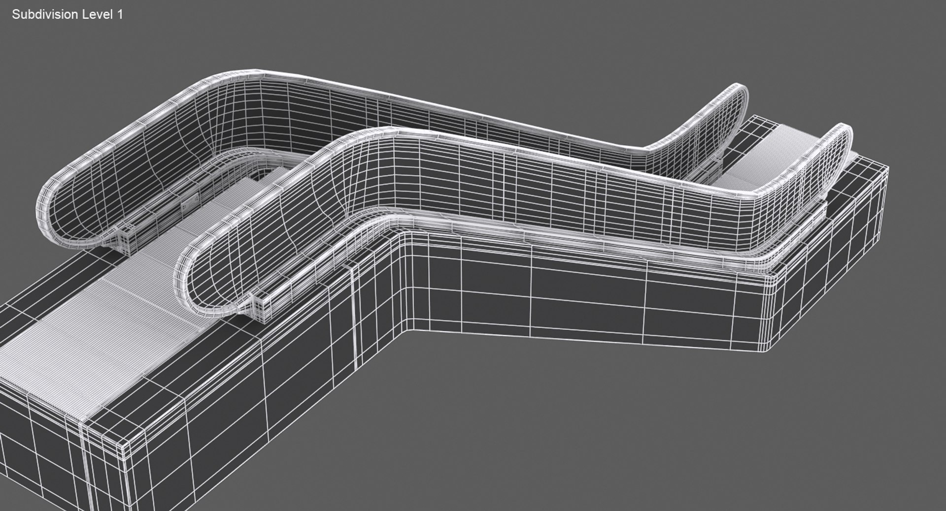 Escalator Element 3d Max