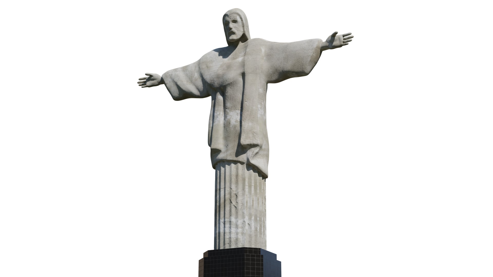 3D Model Christ The Redeemer - TurboSquid 2103502