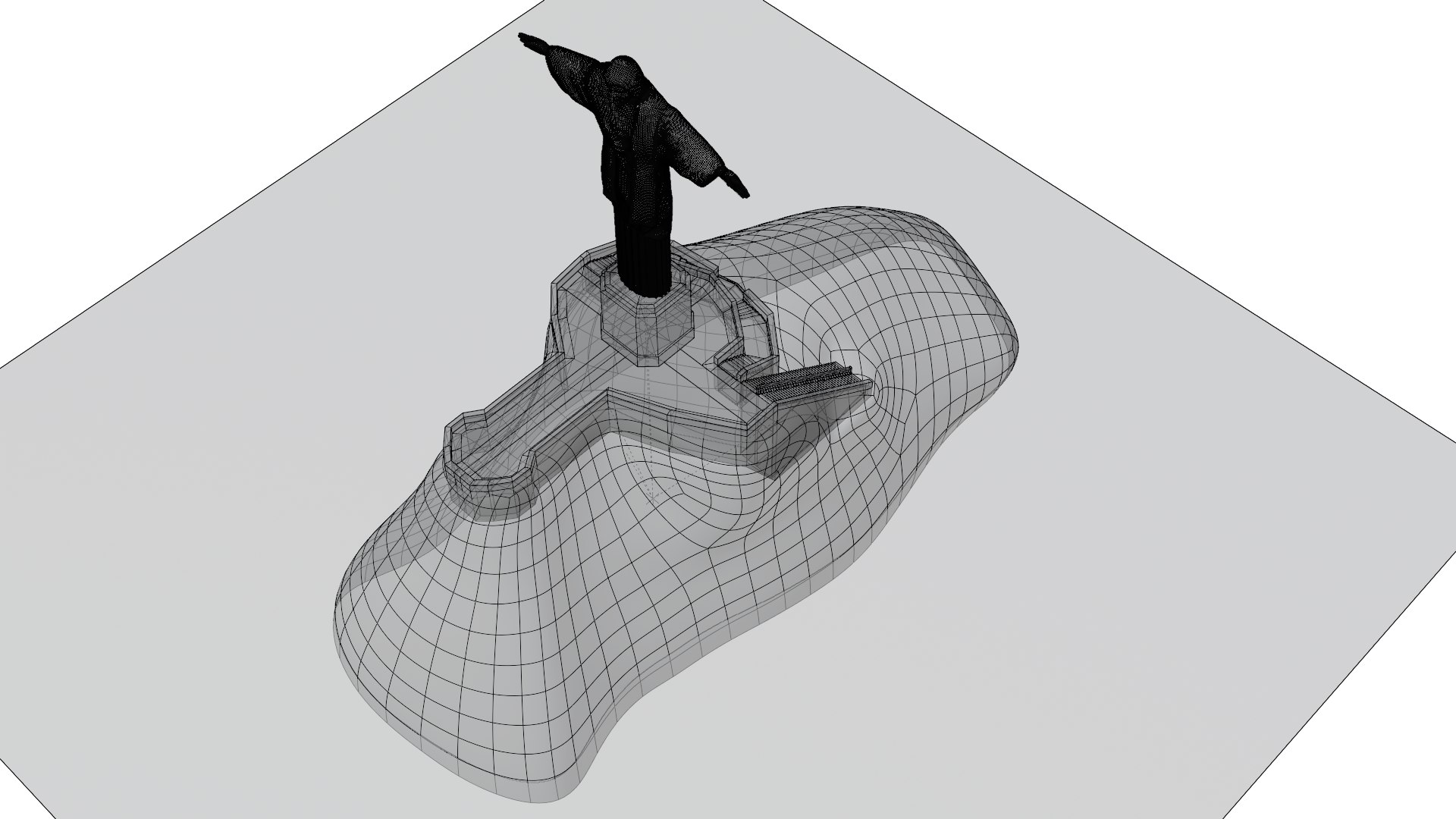 3D Model Christ The Redeemer - TurboSquid 2103502