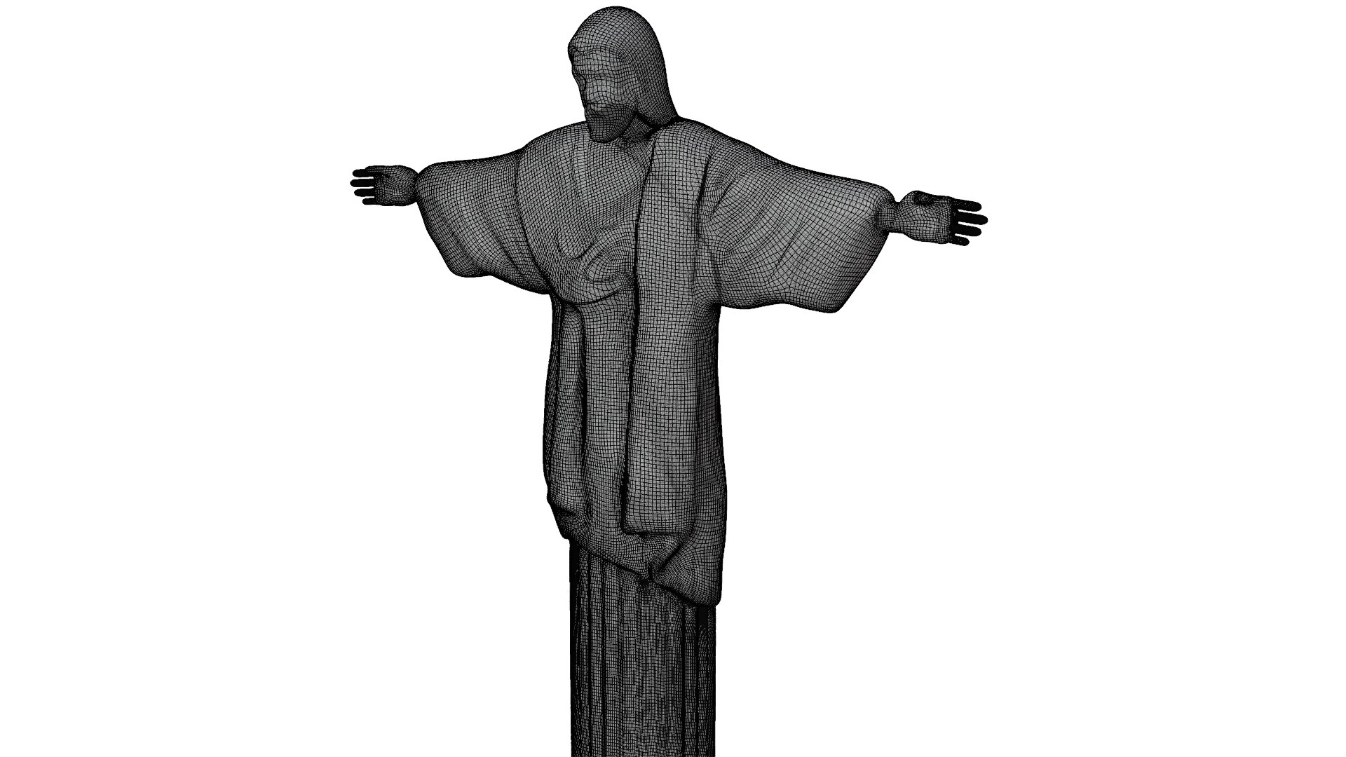 3D Model Christ The Redeemer - TurboSquid 2103502