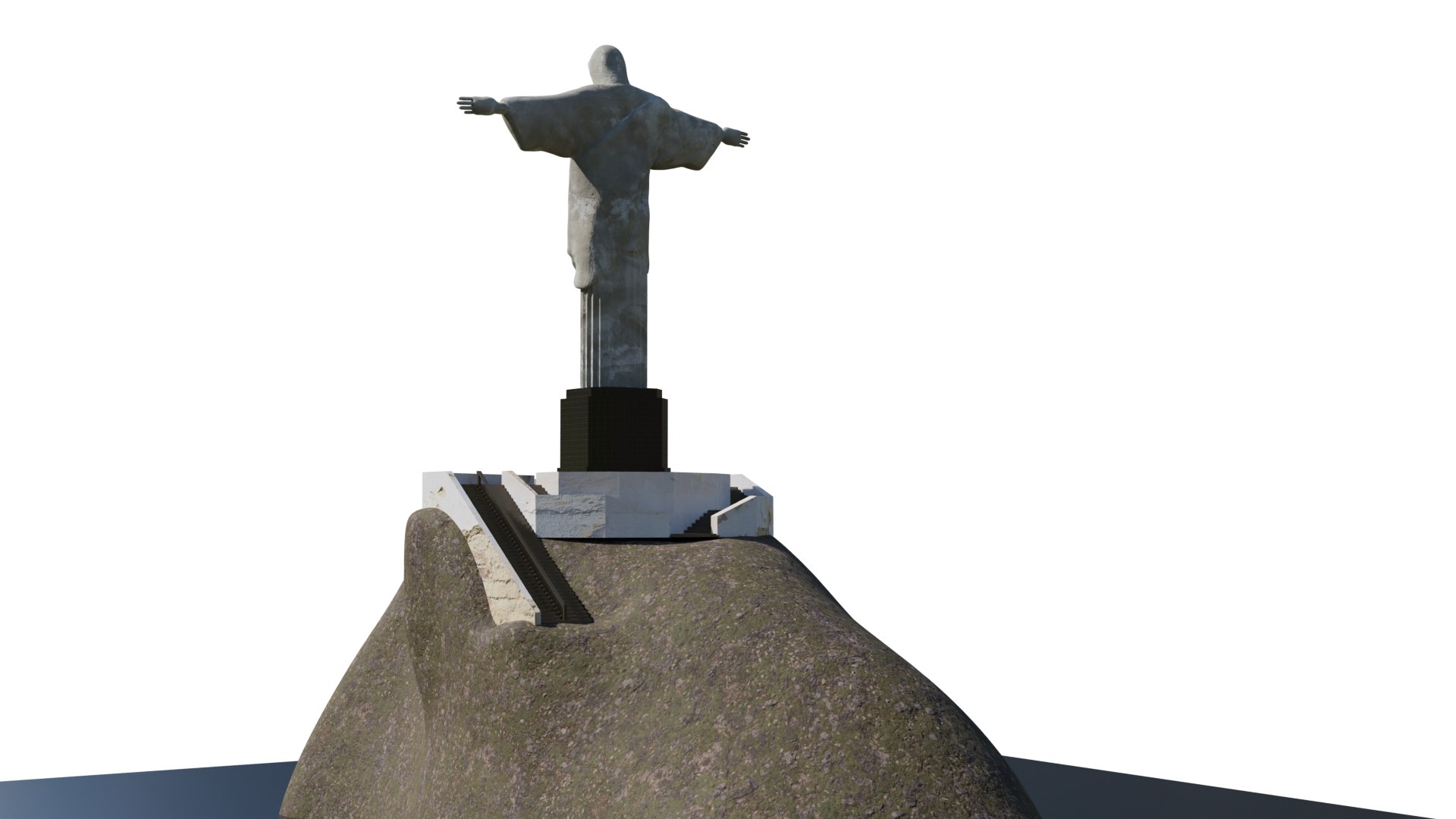 3D Model Christ The Redeemer - TurboSquid 2103502