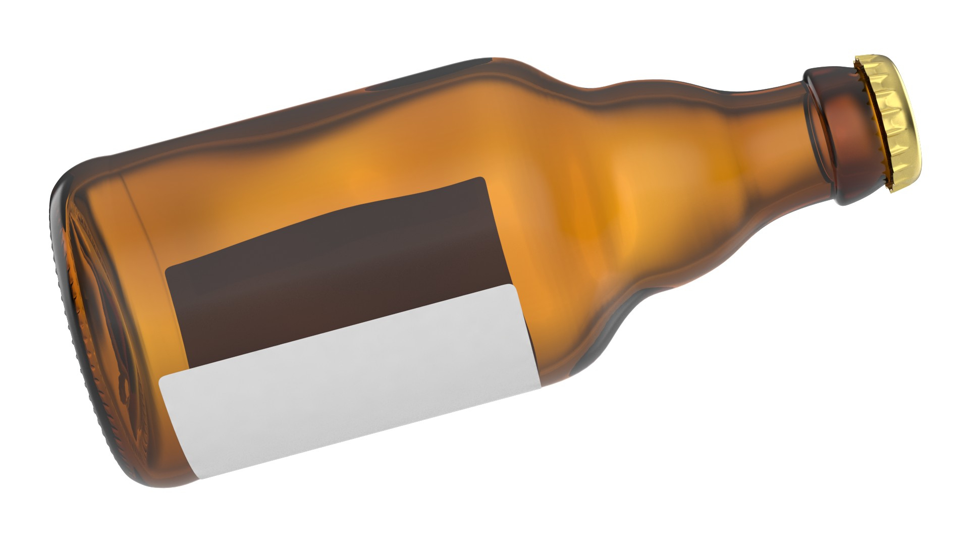 3D Model Beer Bottle Steinie 330ml - TurboSquid 1957637