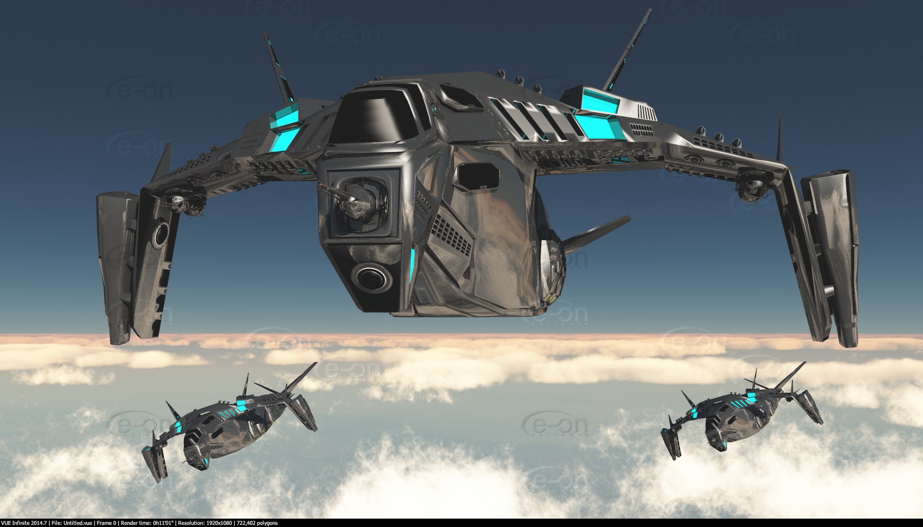 Science Fiction 3D Model - TurboSquid 1464151