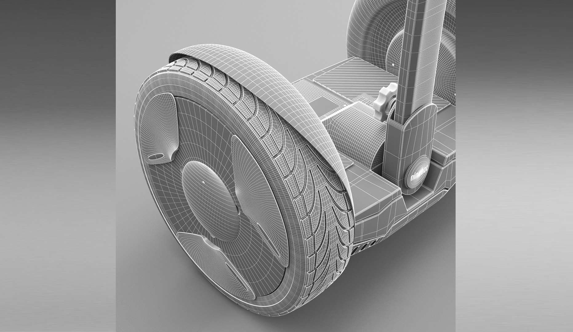 3D Model Segway Ninebot PTR Elite Plus - TurboSquid 1742354