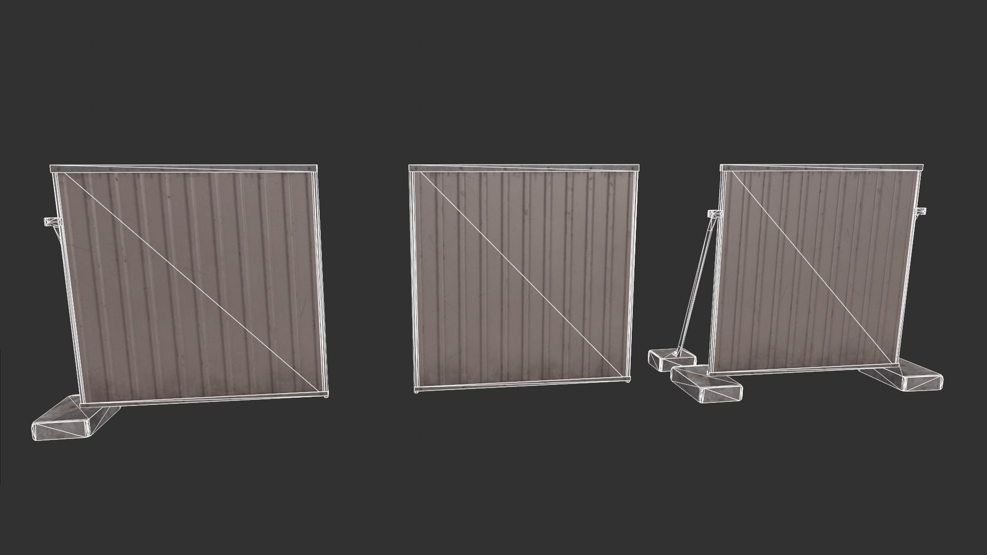 3D Container Fence - TurboSquid 1949502