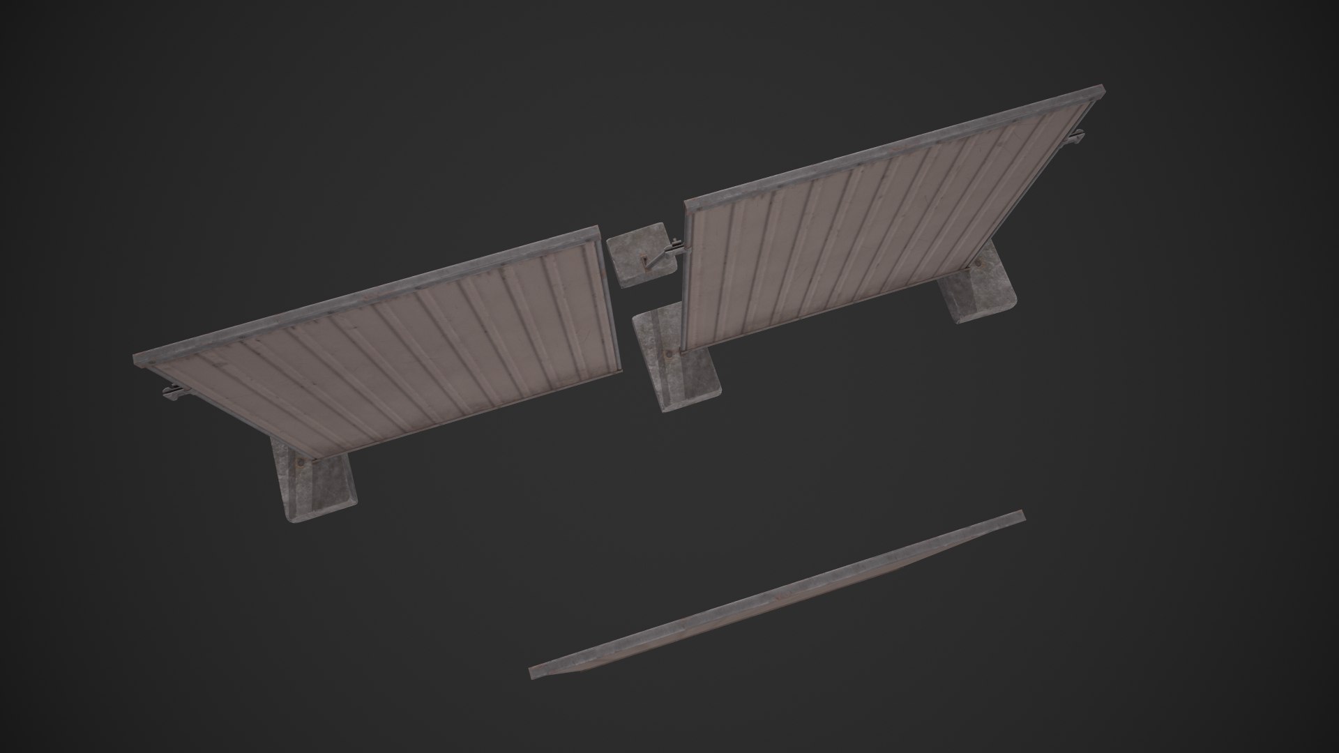 3D Container Fence - TurboSquid 1949502