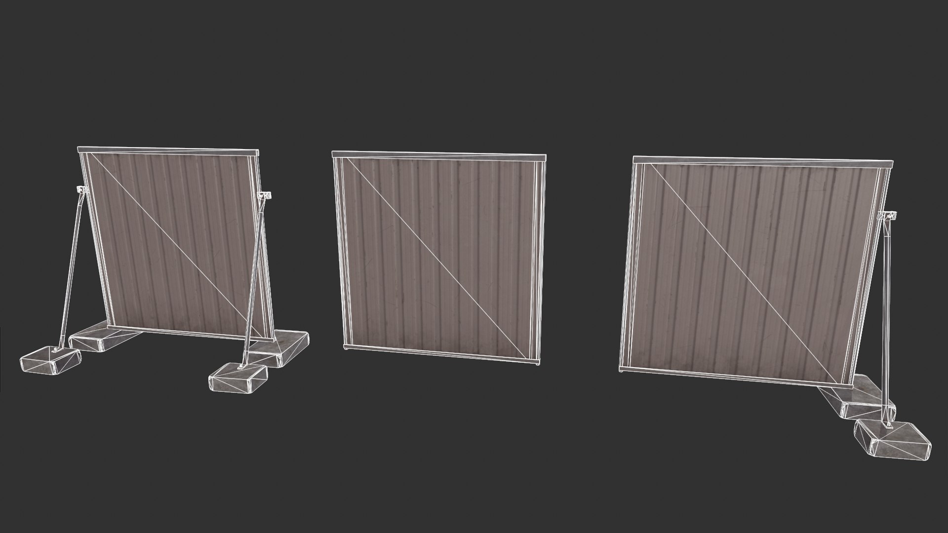3D Container Fence - TurboSquid 1949502