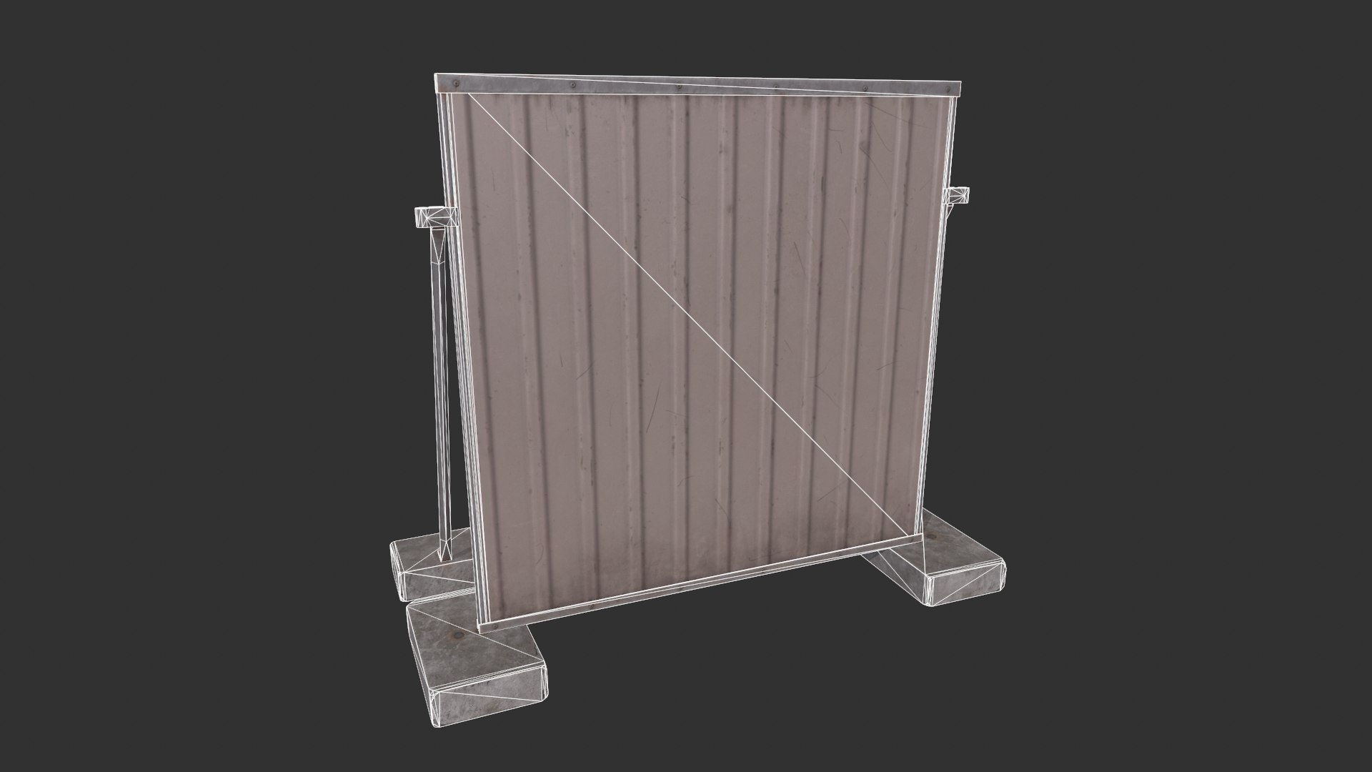 3D Container Fence - TurboSquid 1949502