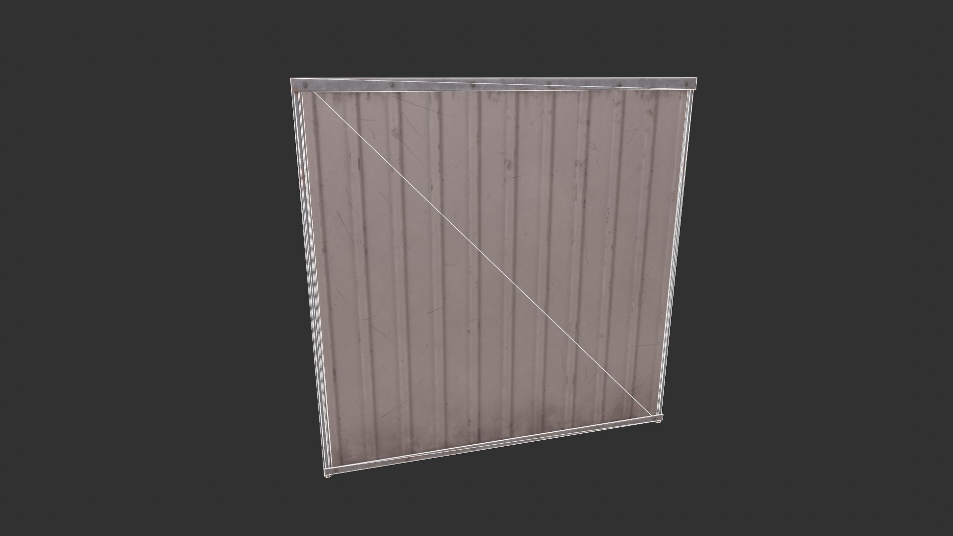 3D Container Fence - TurboSquid 1949502