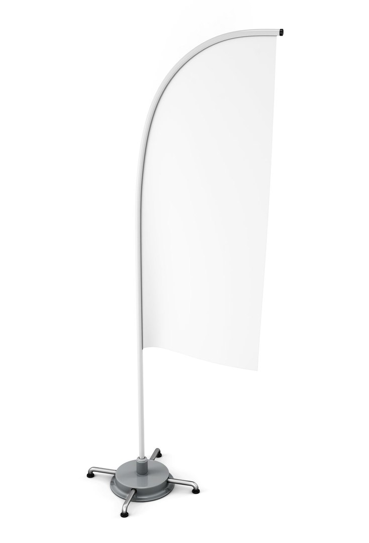 Flag Banner Stand Model - TurboSquid 1354910