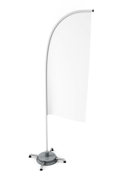 Flag banner stand model - TurboSquid 1354910