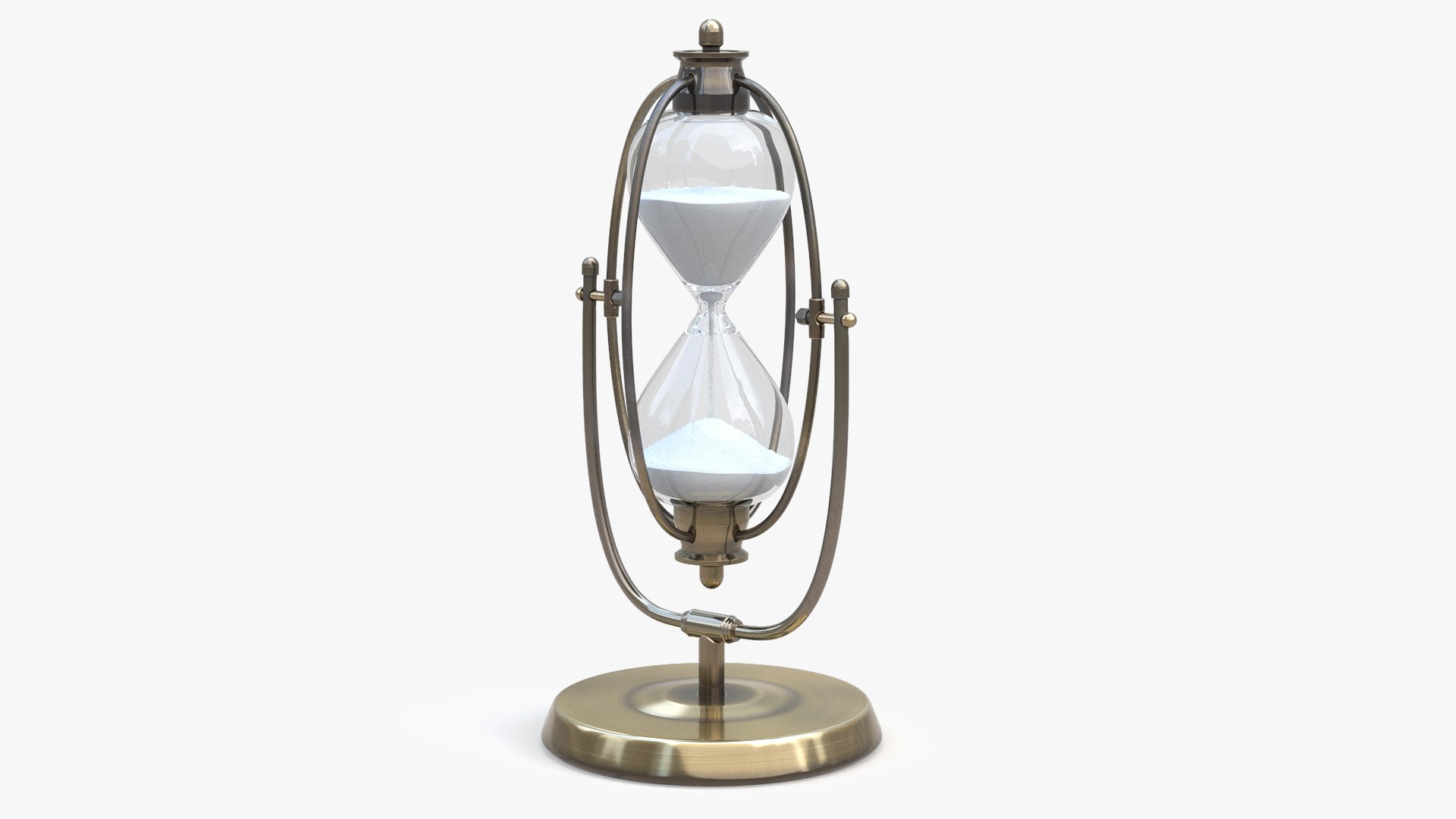 3D Model Sand Clock Antique - TurboSquid 2291252