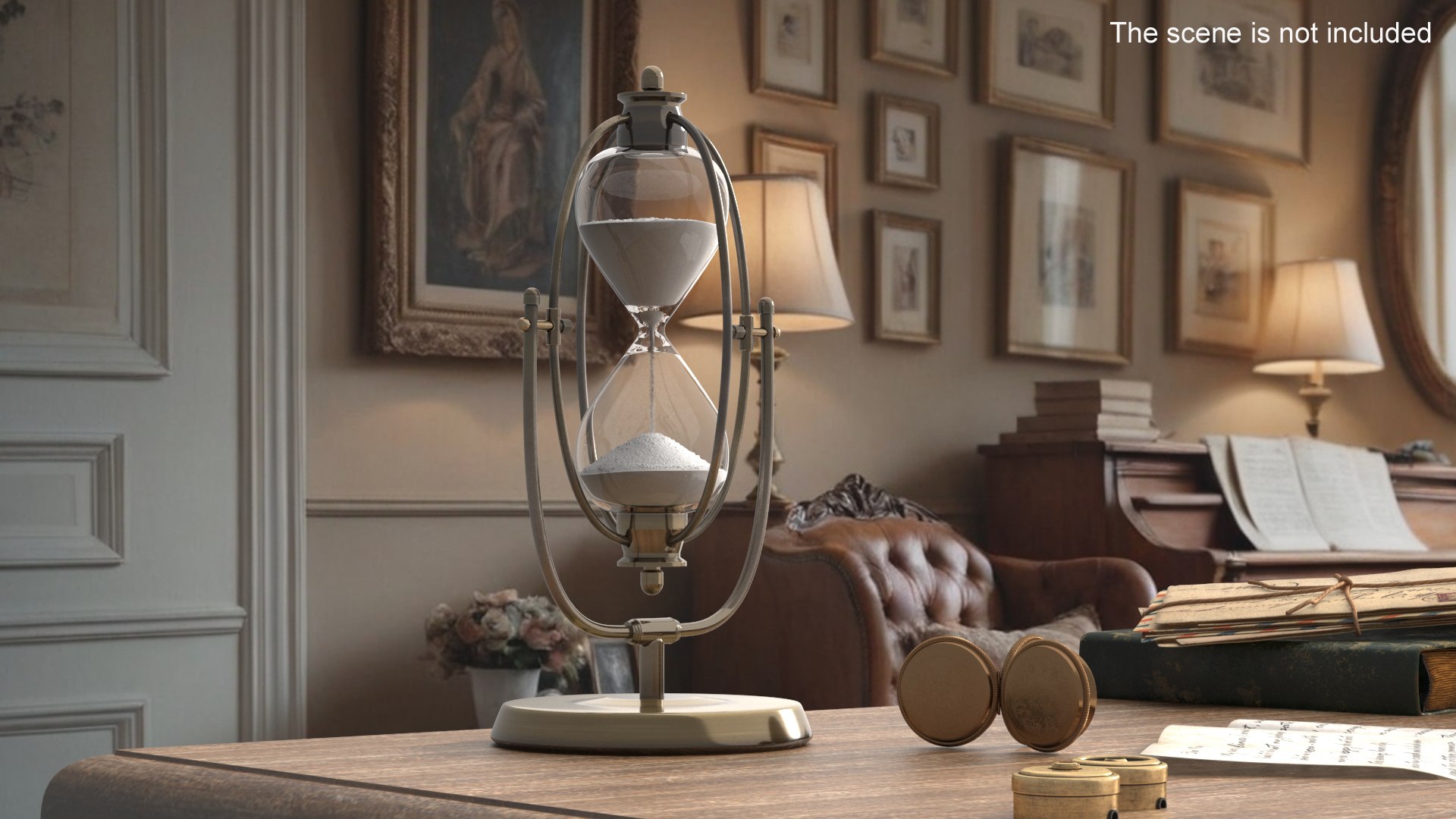 3D Model Sand Clock Antique - TurboSquid 2291252