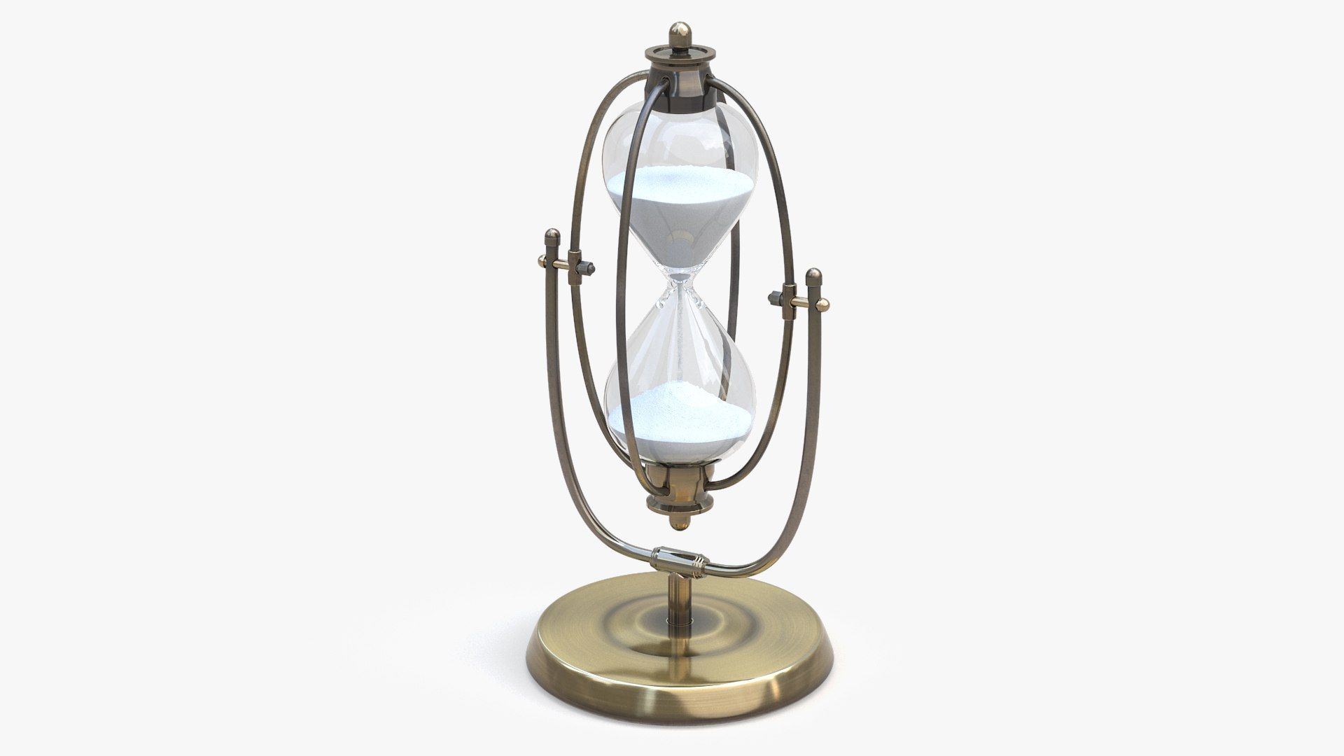 3D Model Sand Clock Antique - TurboSquid 2291252