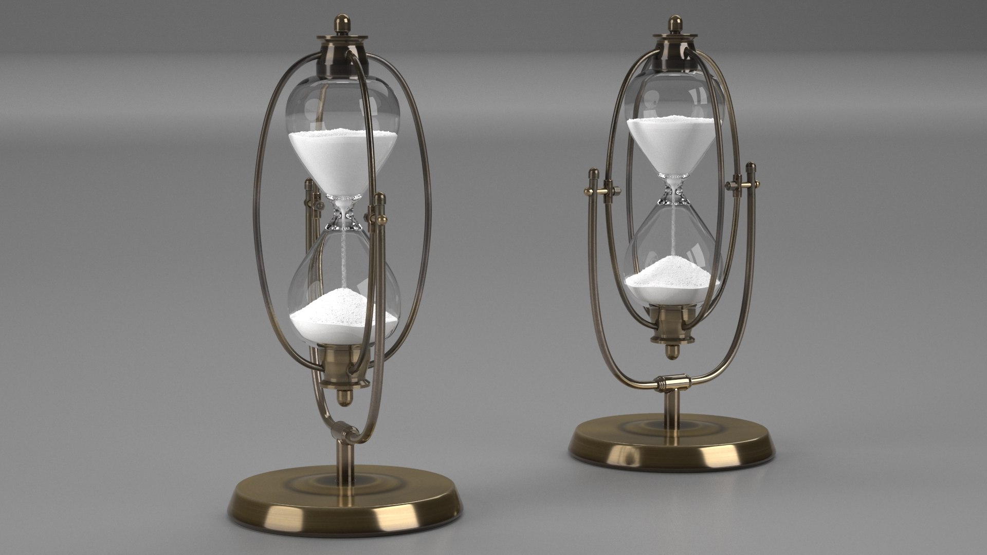 3D Model Sand Clock Antique - TurboSquid 2291252