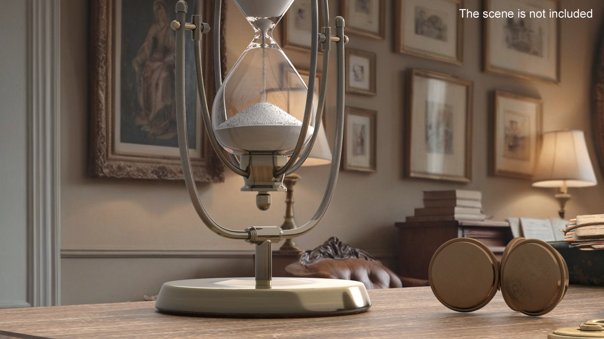 3D Model Sand Clock Antique - TurboSquid 2291252