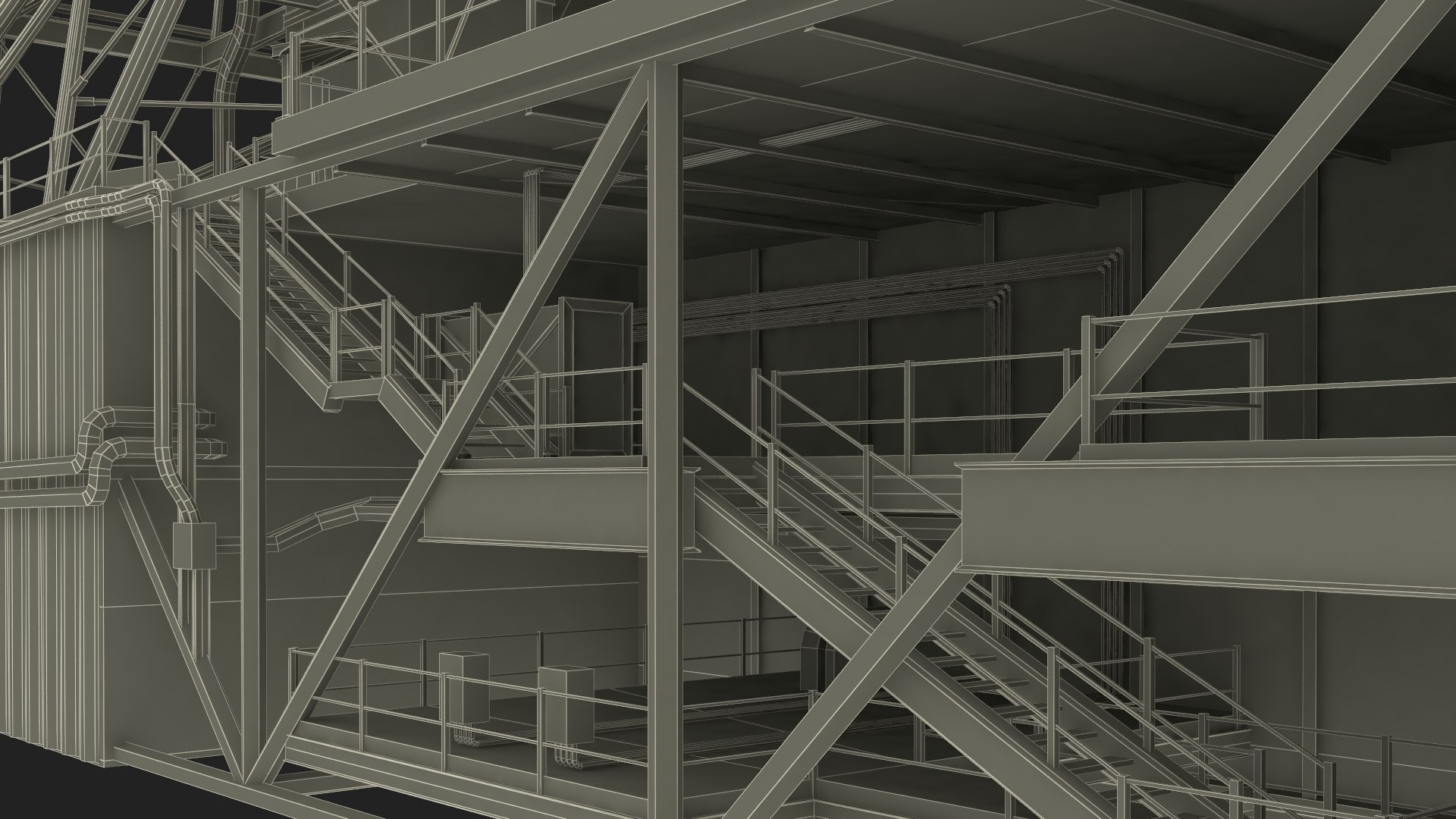 Industrial Launch Tower Platform 3D Model - TurboSquid 2311827