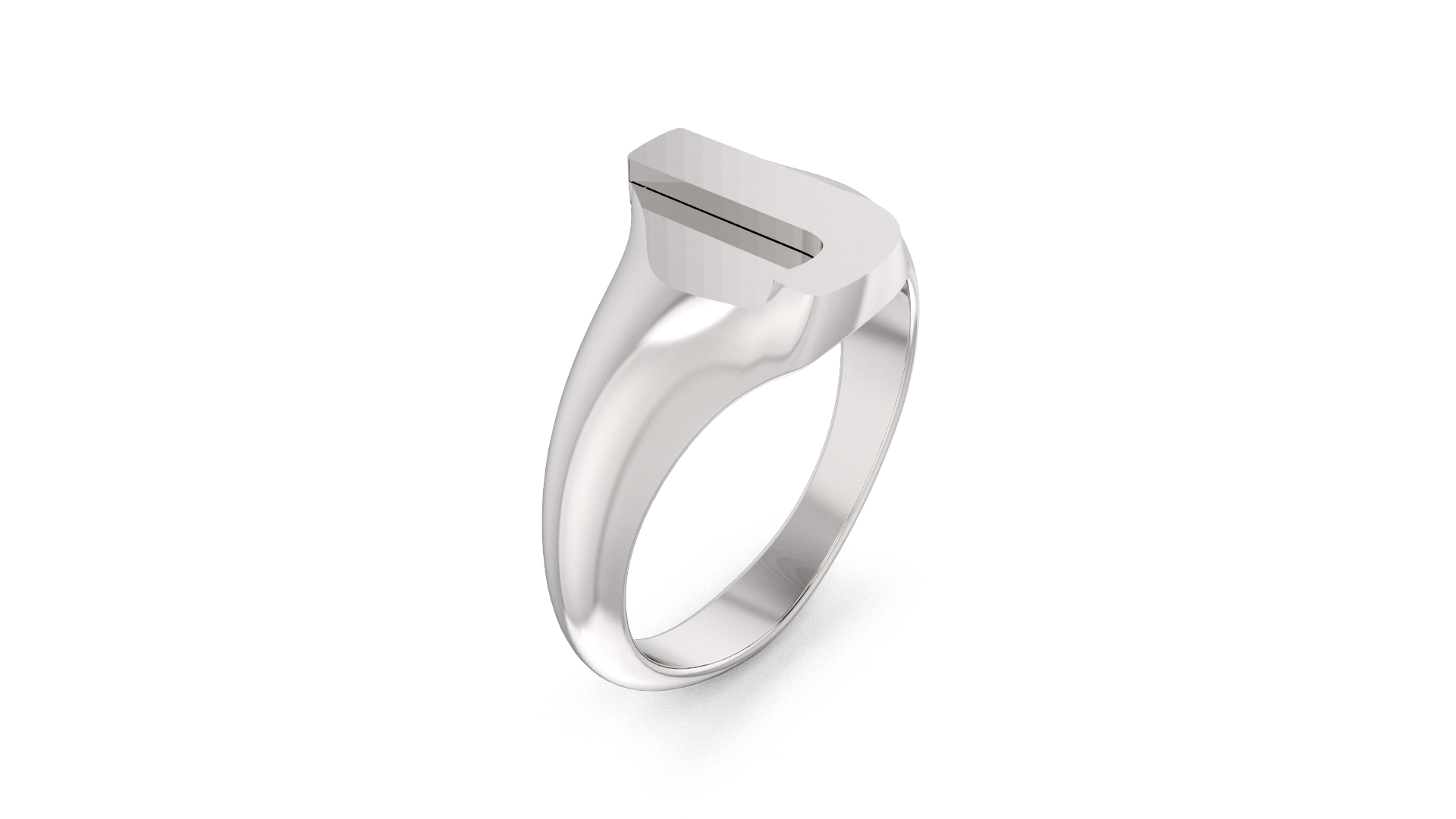 Alphabet Signet Ring J 3D Model - TurboSquid 2083120