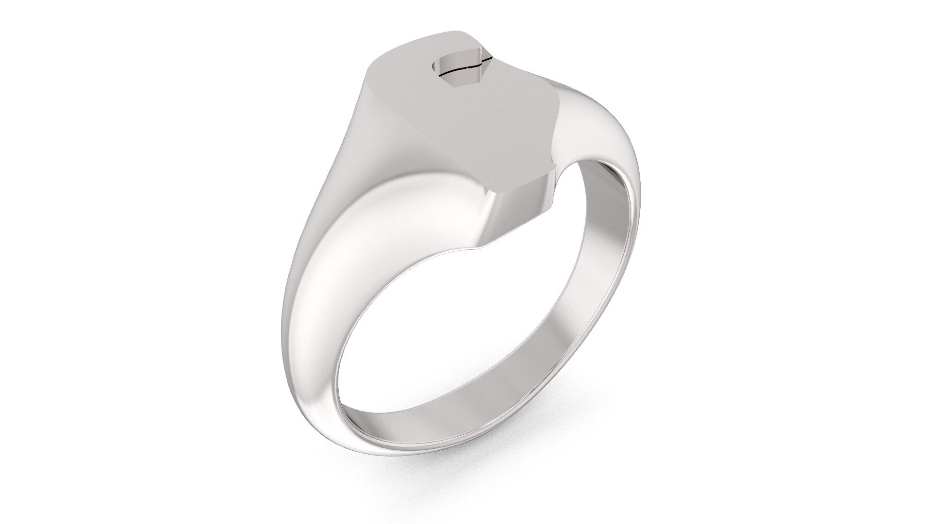 Alphabet Signet Ring J 3D Model - TurboSquid 2083120
