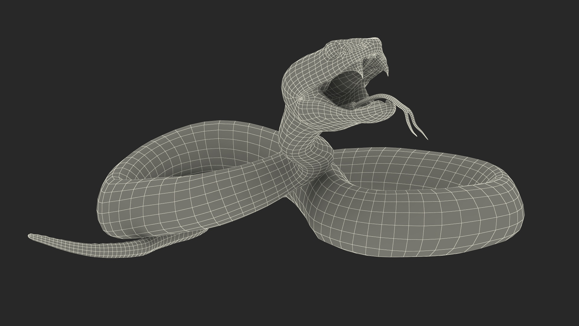 3D Attacking Green Snake Trimeresurus - TurboSquid 2105579