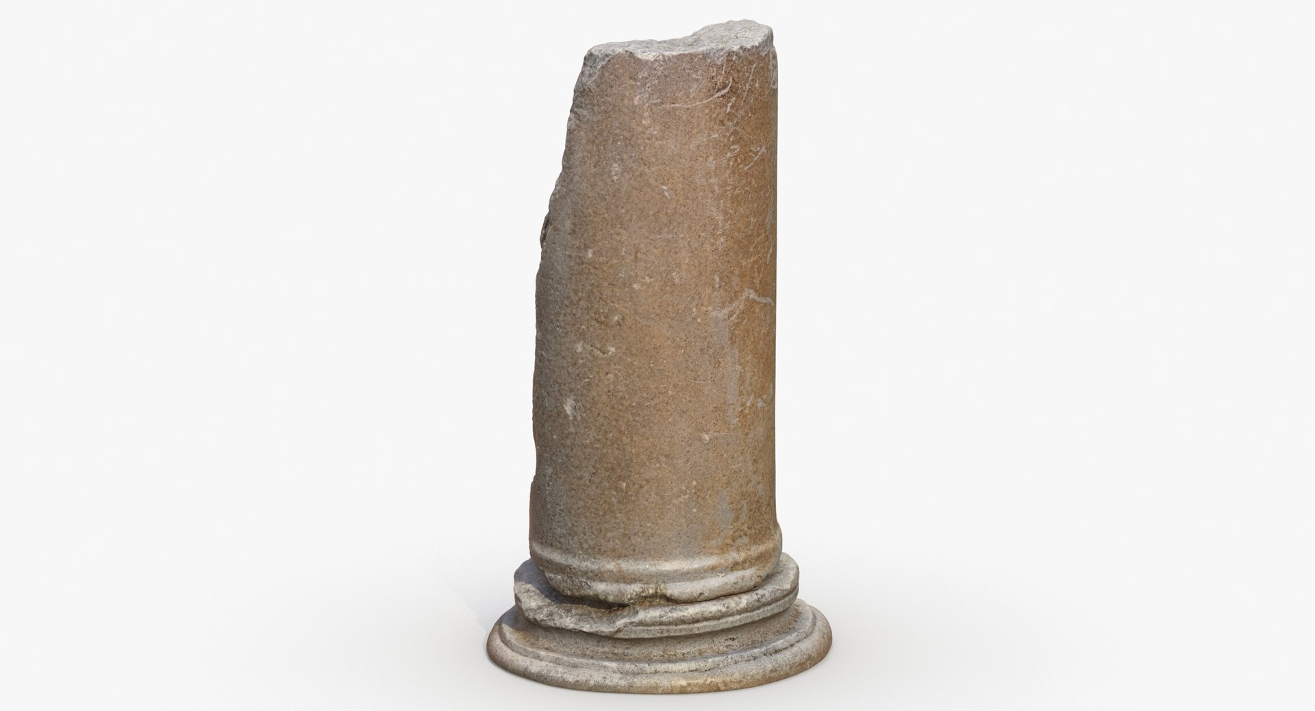 Medieval Stone Column Piece 3D Model - TurboSquid 1522257